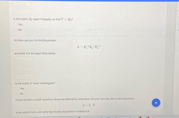 Solved (UU-Decompositions)-Obtain the LU-decomposition of | Chegg.com