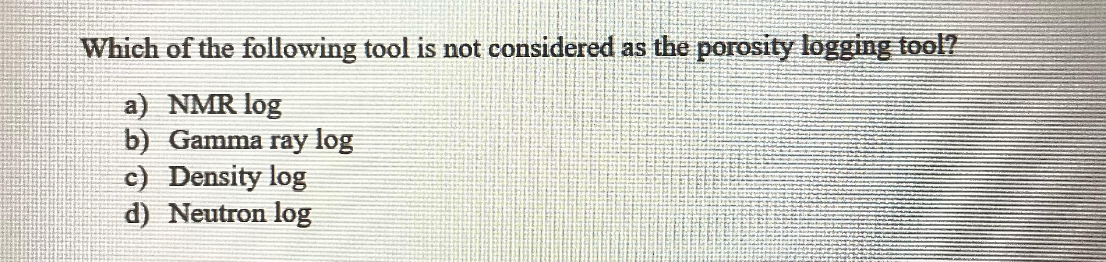 Solved Which of the following tool is not considered as the | Chegg.com
