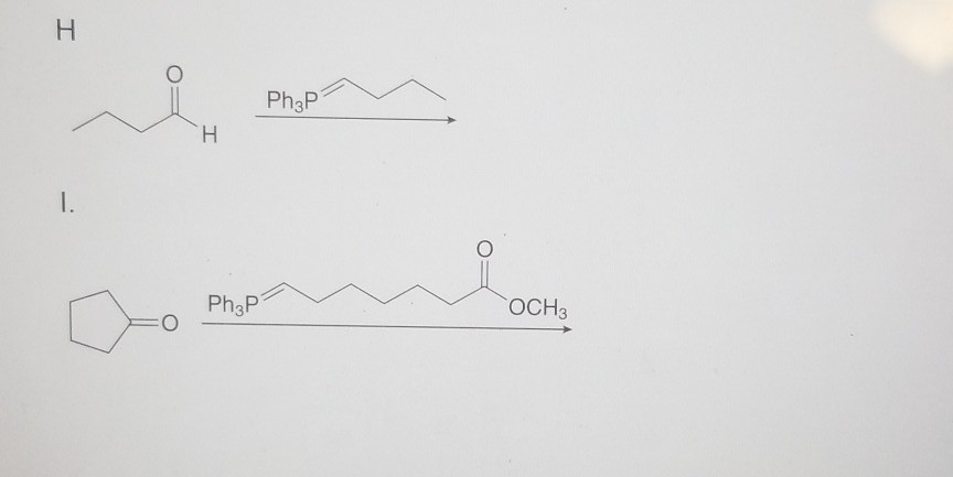 Solved H2O+ F. mild Co HS acid Ph3P Ph3P OCH3 J. HO CN | Chegg.com