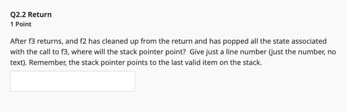 Solved Q2 Stack management 2Points Consider a typical | Chegg.com