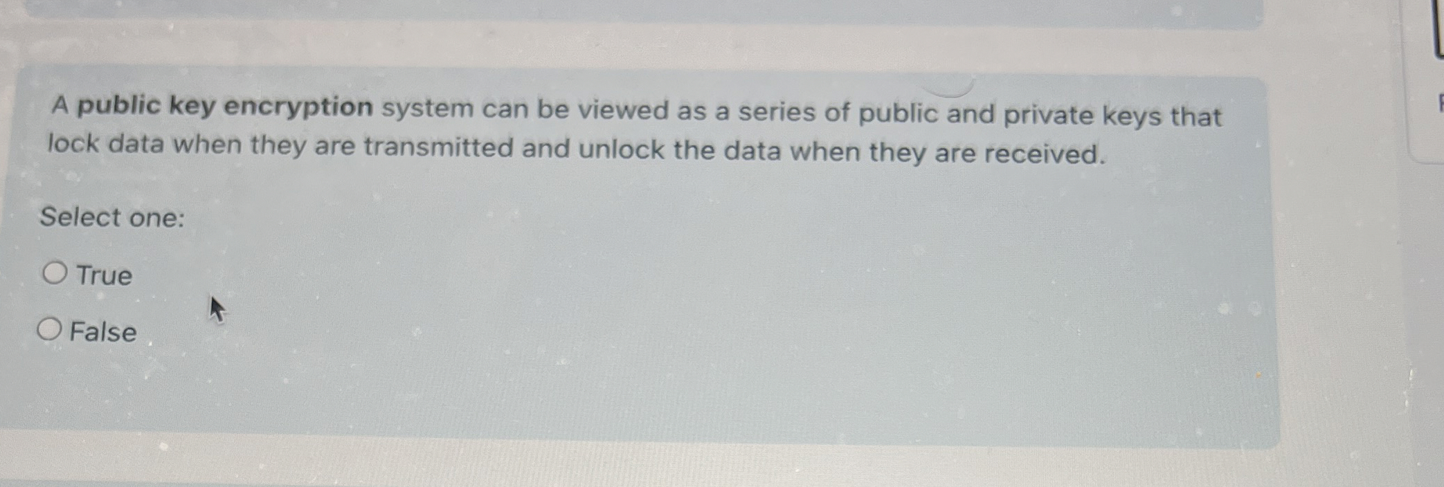 Solved A public key encryption system can be viewed as a | Chegg.com