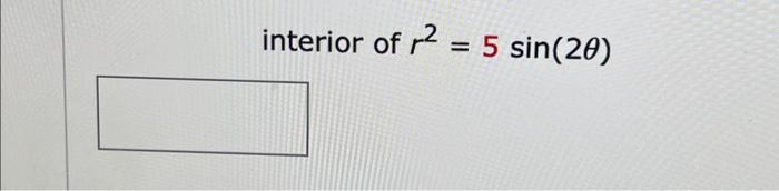 Solved Find the area of the region. two petals of | Chegg.com