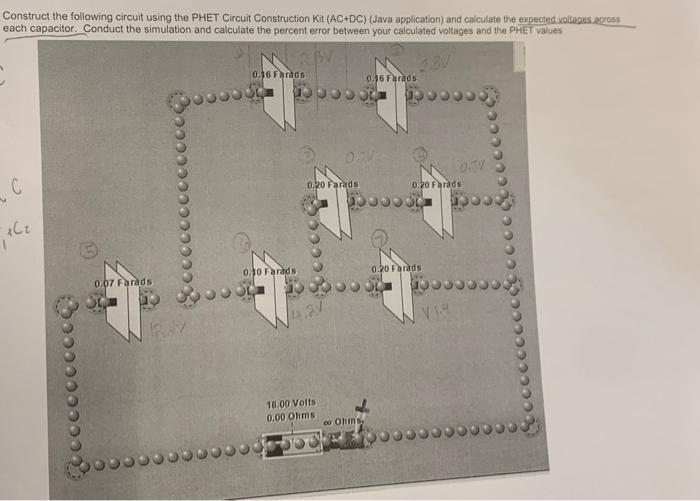 Solved Construct the following circuit using the PHET | Chegg.com
