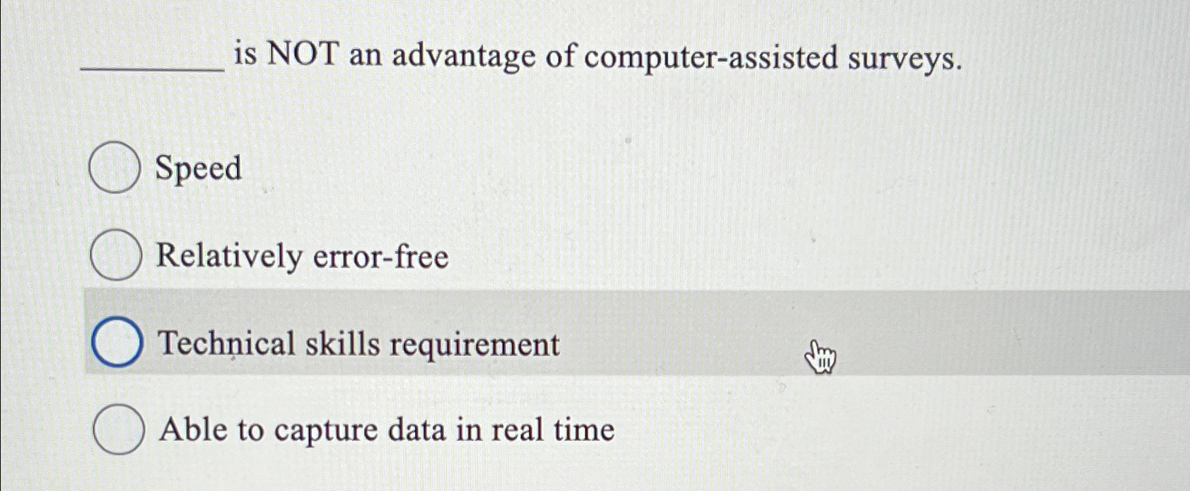 Solved is NOT an advantage of computer-assisted | Chegg.com
