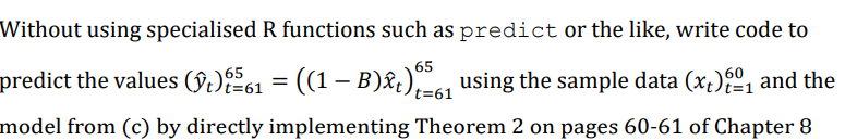 Solved Fit the ARIMA(2,1,2) | Chegg.com