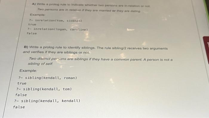 Solved Mars Q1 5 Pts Consider The Following Prolog 