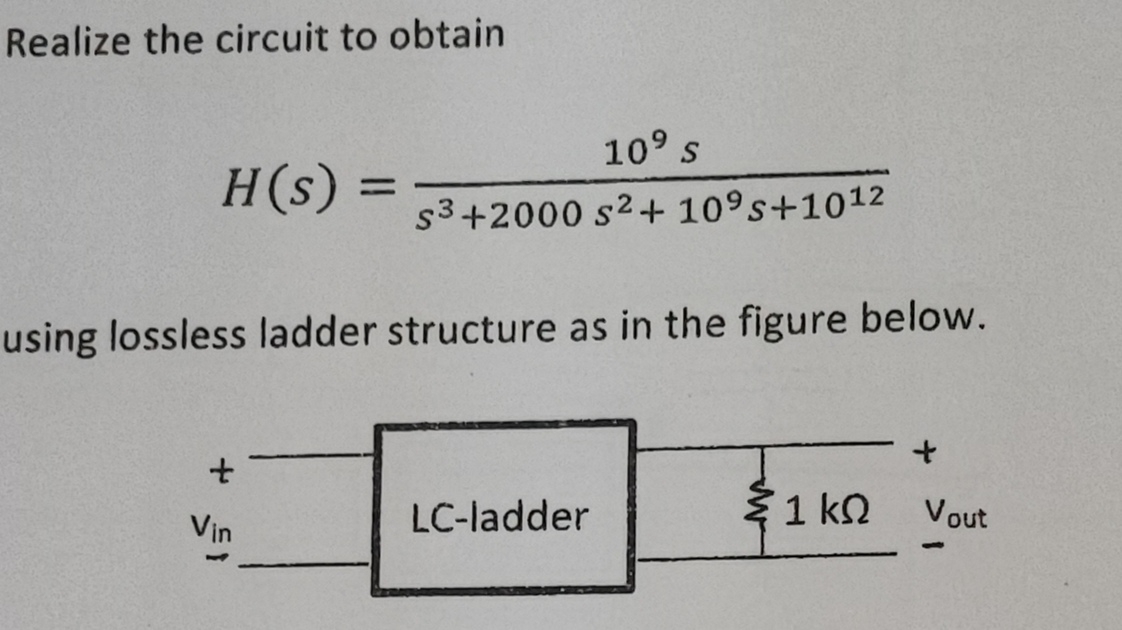 Realize the circuit to | Chegg.com