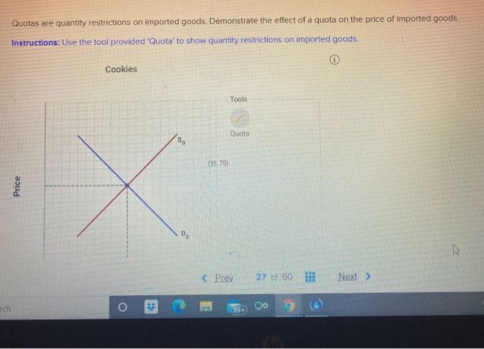 Solved Quotas are quantity restrictions on imported goods. | Chegg.com