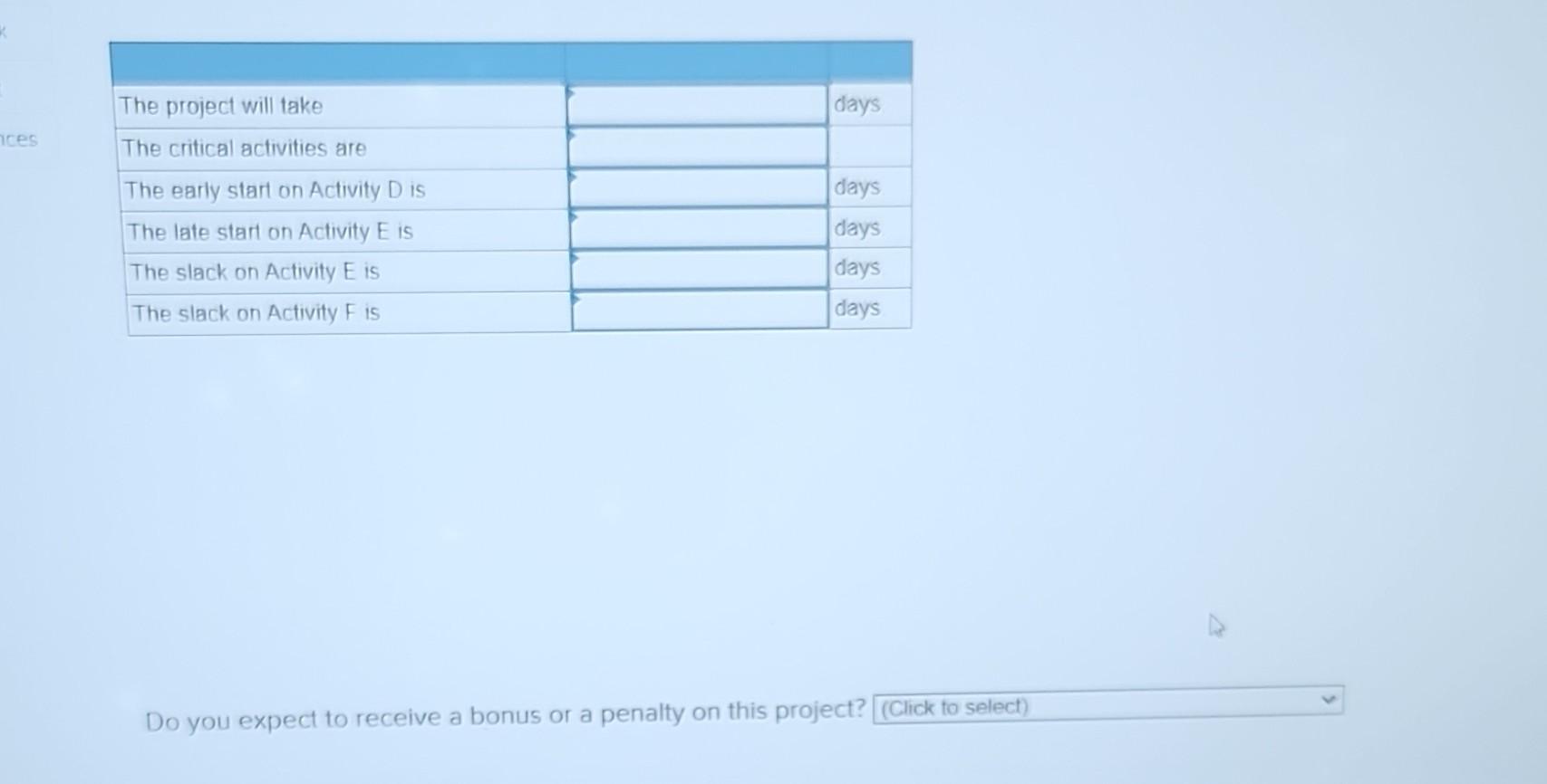 Solved EX6-8 (Algo) You have signed a contract to build... | Chegg.com