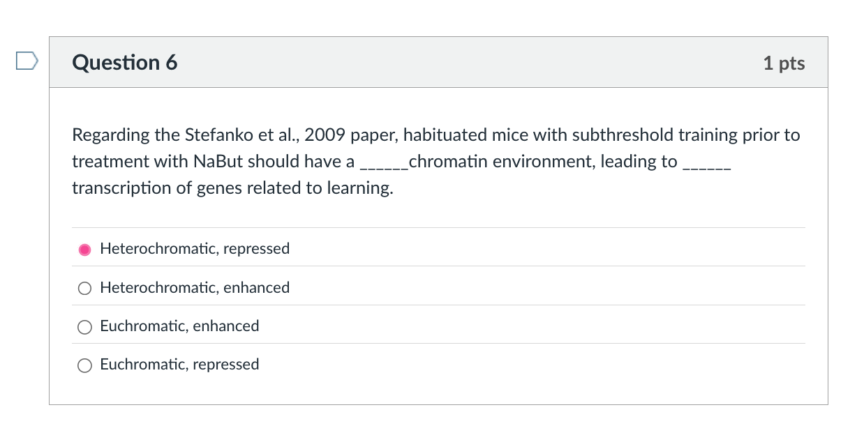 Solved Question 6Regarding the Stefanko et al., 2009 ﻿paper, | Chegg.com