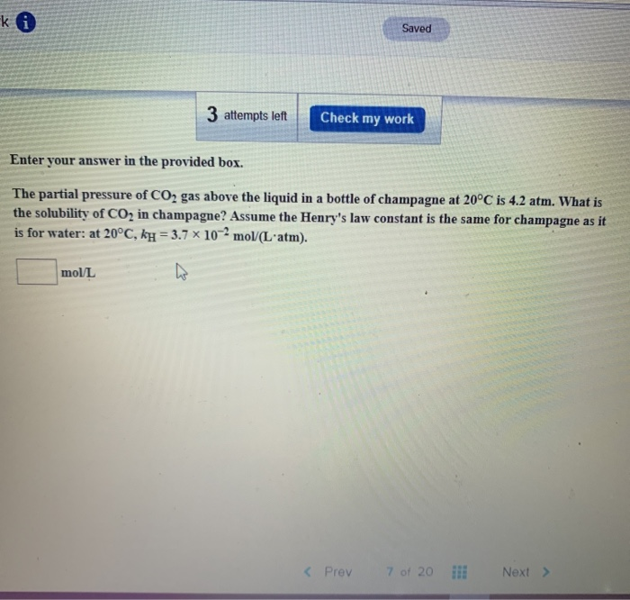 Solved Saved 3 attempts left Check my work Enter your answer | Chegg.com