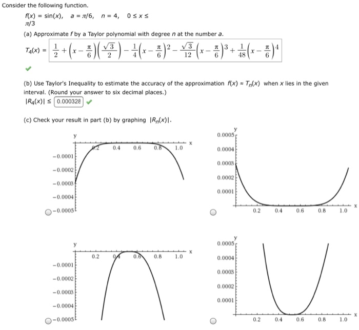 Solved Find the Taylor polynomial T3(x) for the function f | Chegg.com