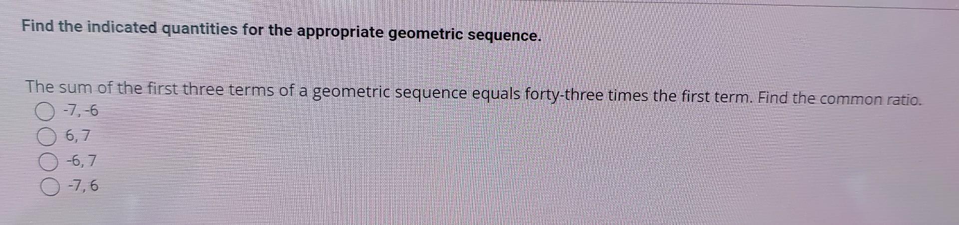 Solved Find the indicated quantities for the appropriate | Chegg.com