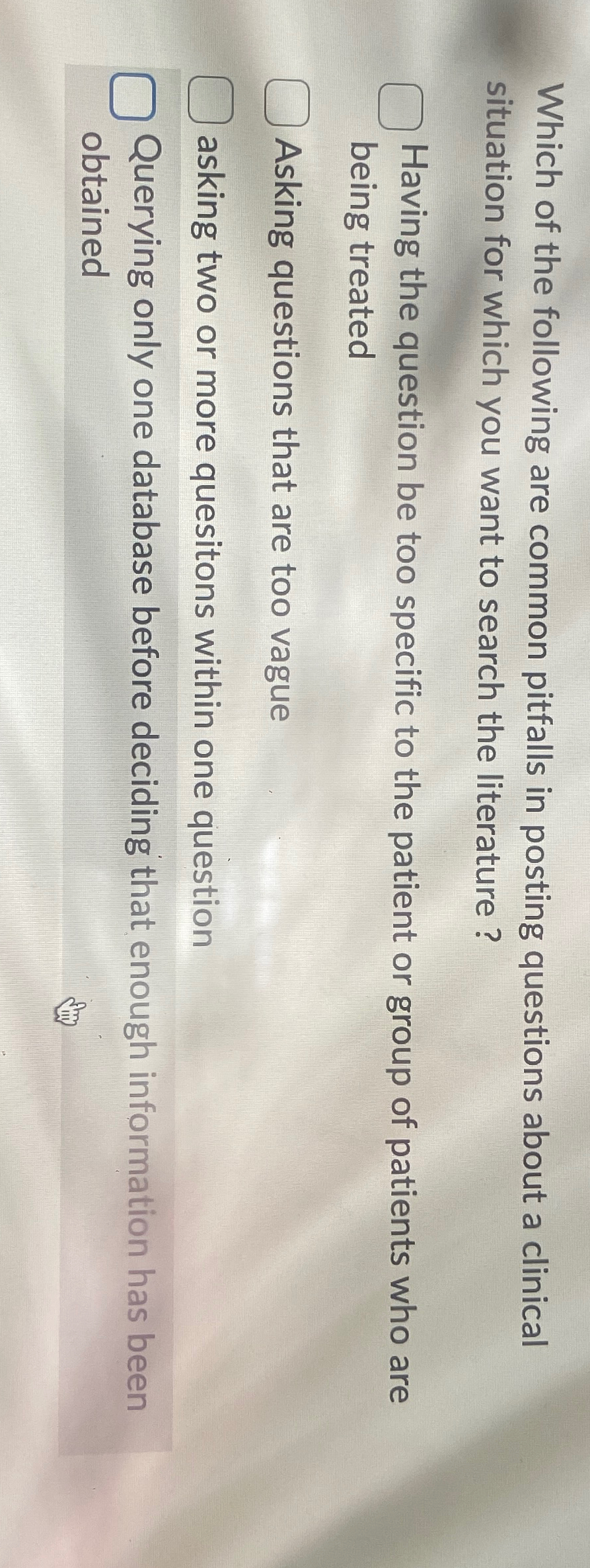 Solved Which of the following are common pitfalls in posting | Chegg.com