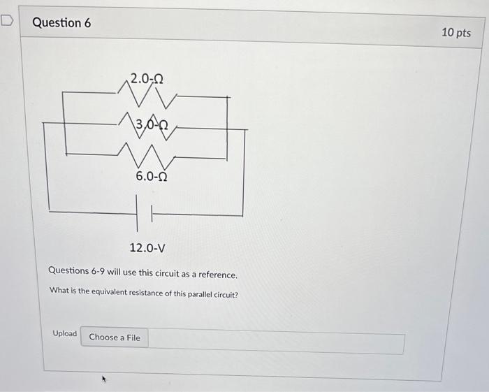 Solved Questions 1-5 will use this circuit as a reference. | Chegg.com