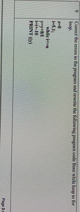Solved Correct The Errors In The Program And Rewrite The