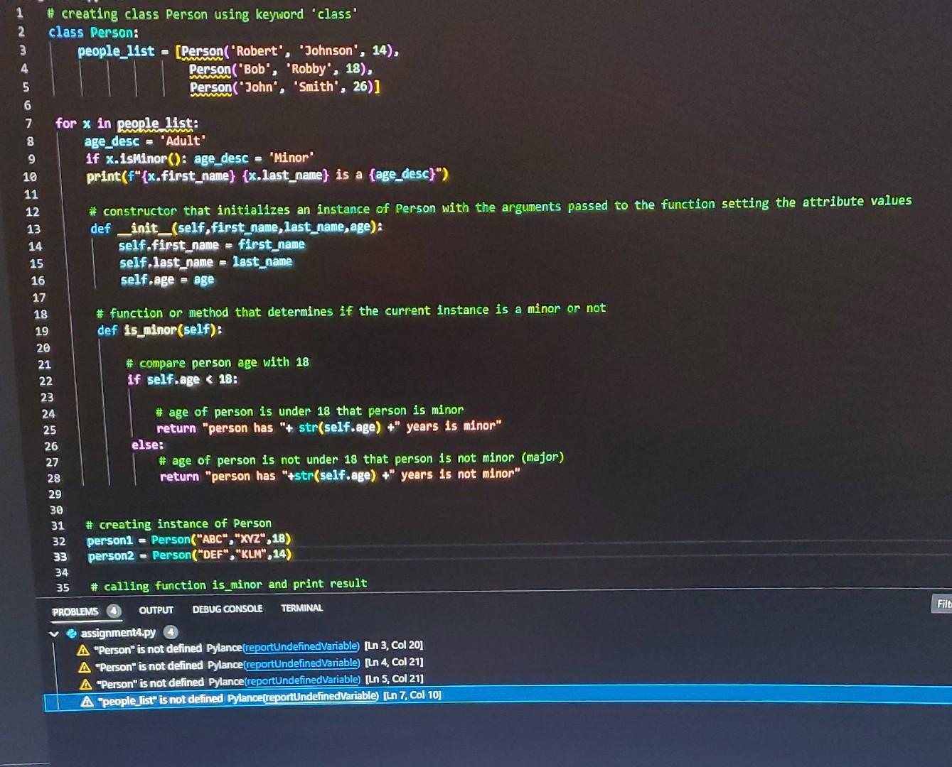 Solved what is wromg with my code? I have been trying to fix | Chegg.com