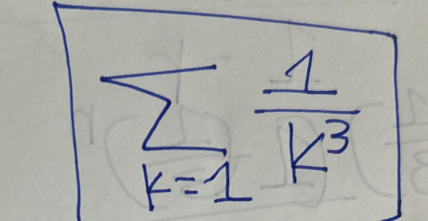 Solved ∑k=1?1k3 ﻿Determine the number of terms nedded to | Chegg.com