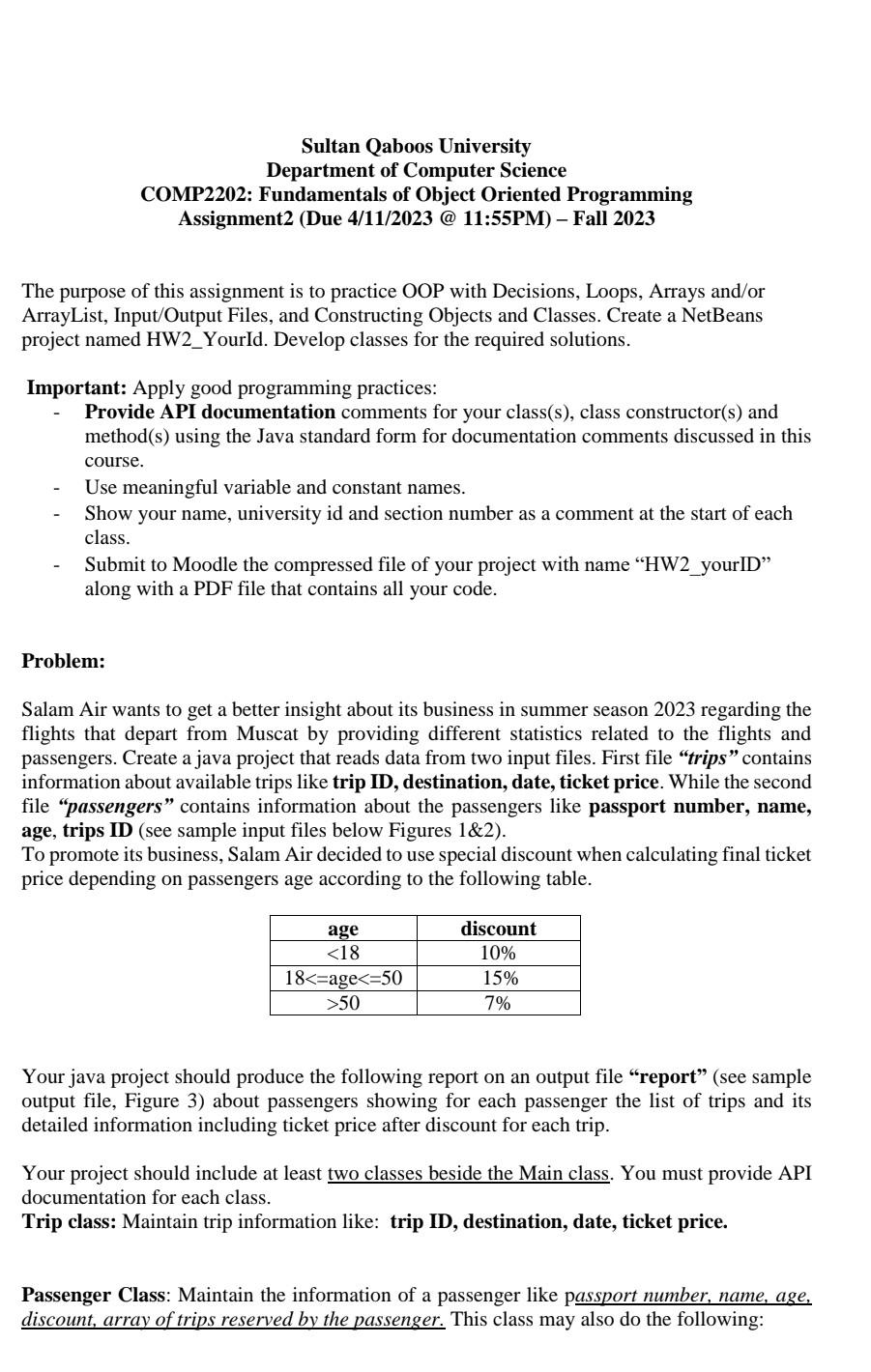 Solved Sultan Qaboos University Department of Computer | Chegg.com