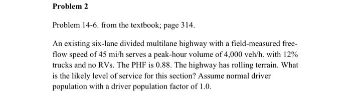Solved Problem 14-6. from the textbook; page 314. An | Chegg.com