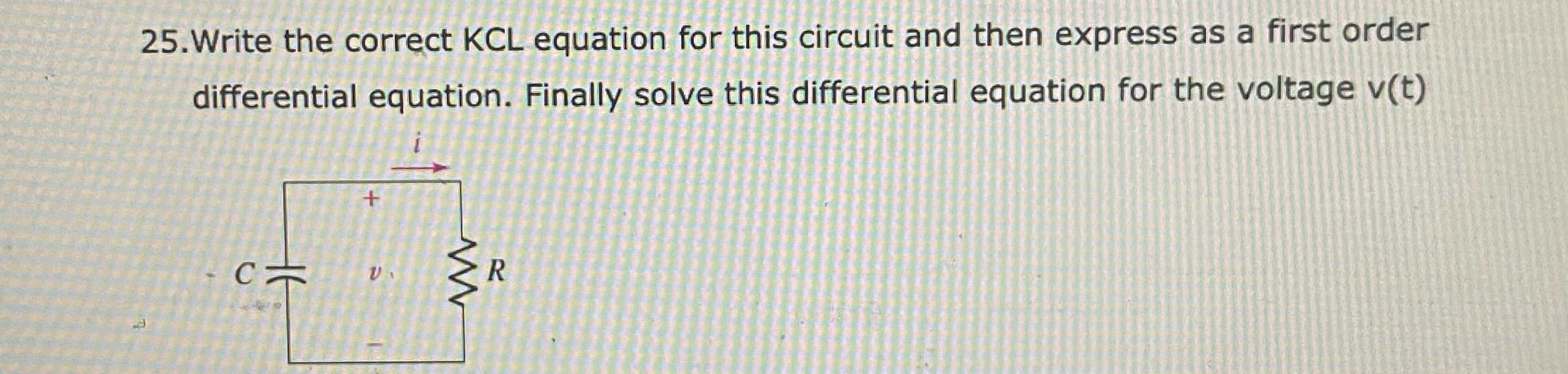 Solved Write the correct KCL equation for this circuit and | Chegg.com Solved Write the correct KCL equation for this circuit and | Chegg.com