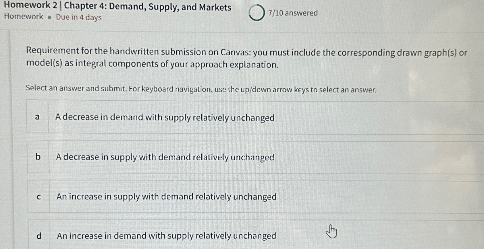 Solved Homework 2 | ﻿Chapter 4: Demand, Supply, and | Chegg.com