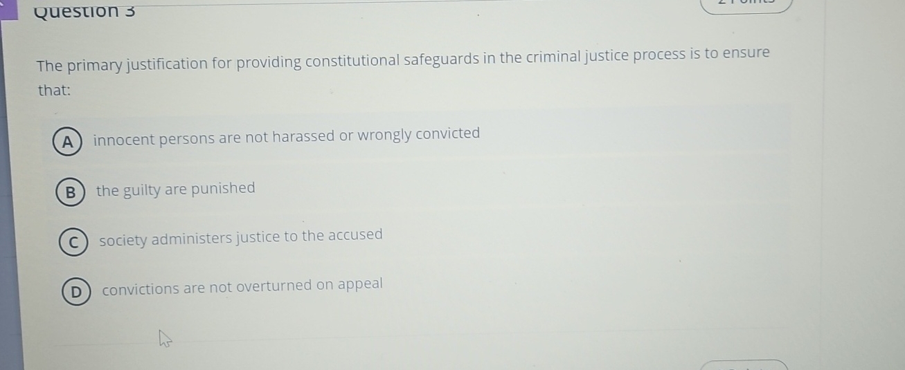 Solved Question 3The primary justification for providing | Chegg.com