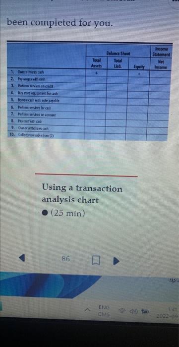 Solved P2-C identify how each of the following transaction | Chegg.com