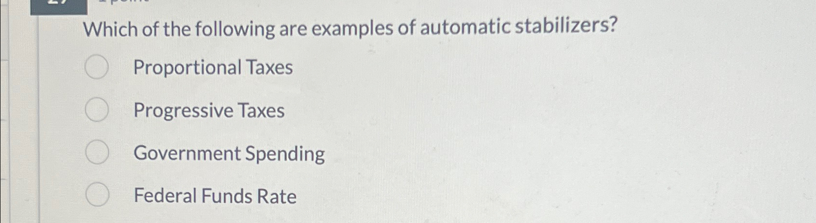Solved Which of the following are examples of automatic | Chegg.com