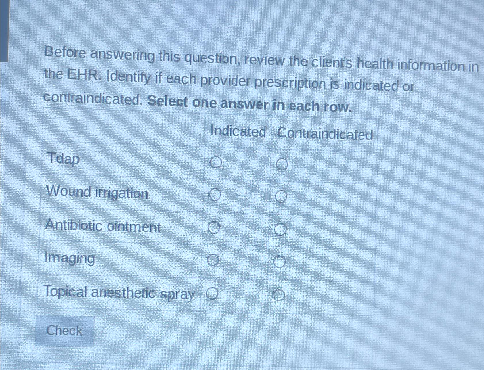 Before answering this question, review the client's | Chegg.com