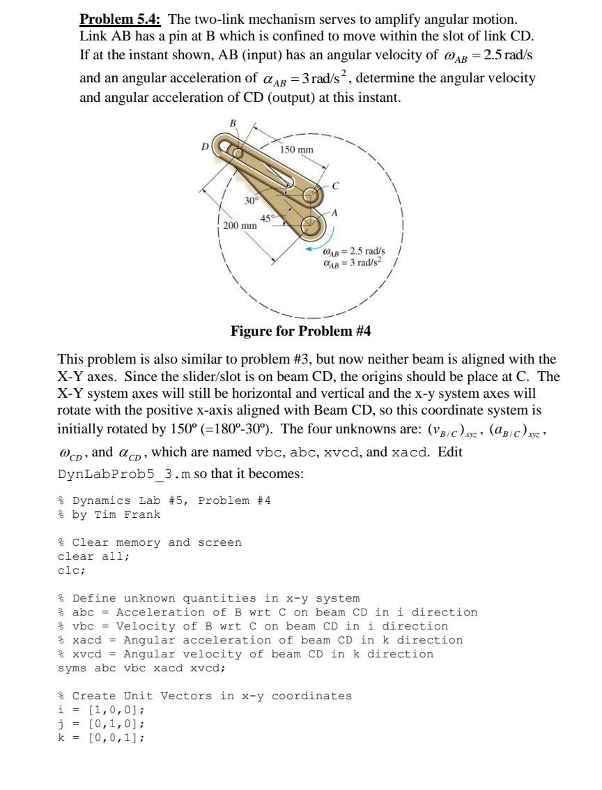 Solved this lab you will write some MATLAB programs that | Chegg.com
