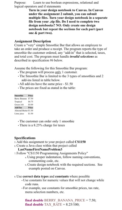 Solved Purpose Learn To Use Boolean Expressions Relational 2321