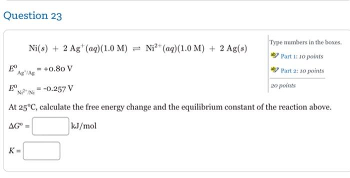 Solved Question 23 | Chegg.com