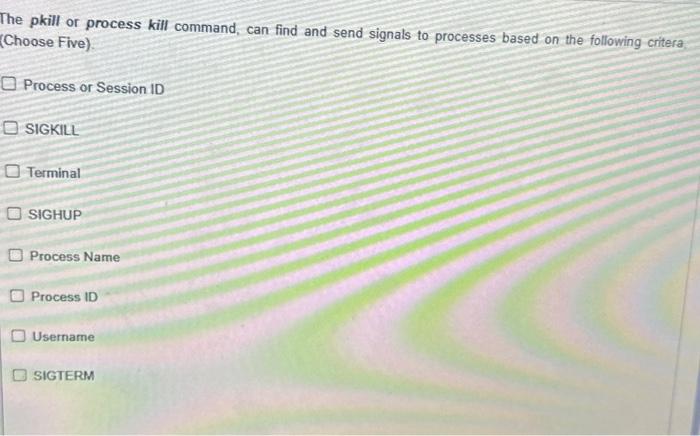 Solved The following command ps -ef originated in Unix and | Chegg.com
