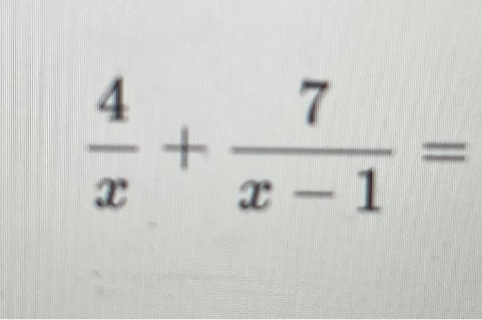 Solved x4+x−17= | Chegg.com