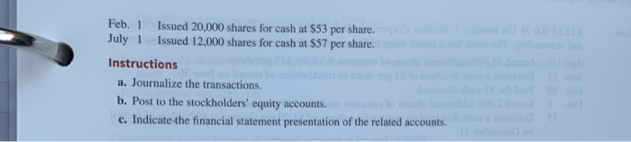 Solved lock E11.10 (LO 2, 4) Tran Corporation is authorized | Chegg.com