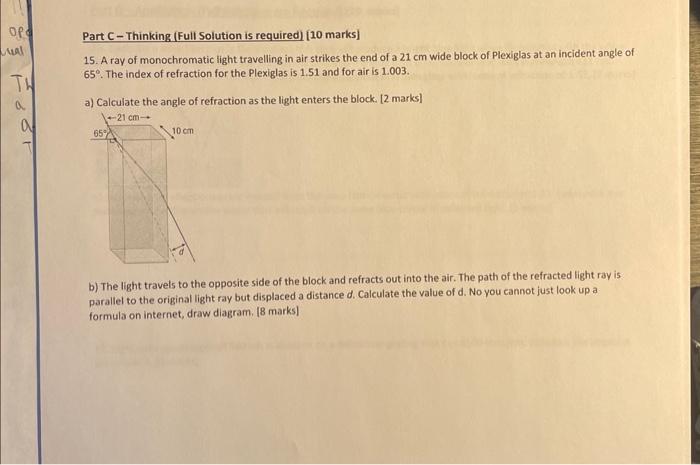 Solved Part B of question. Show how you would answer this | Chegg.com