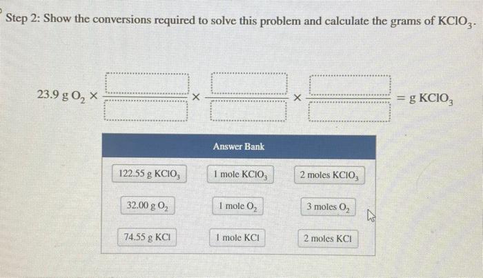 How many grams of KCIO, are needed to form 23.9 g of | Chegg.com