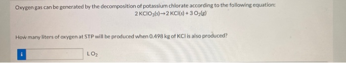 Solved In the lab, students decomposed a sample of calcium | Chegg.com