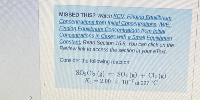 Solved MISSED THIS? Watch KCV: Finding Equilibrium | Chegg.com