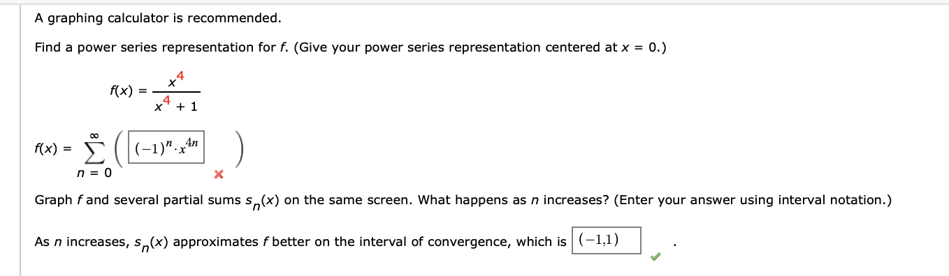 Solved A graphing calculator is recommended.Find a power | Chegg.com