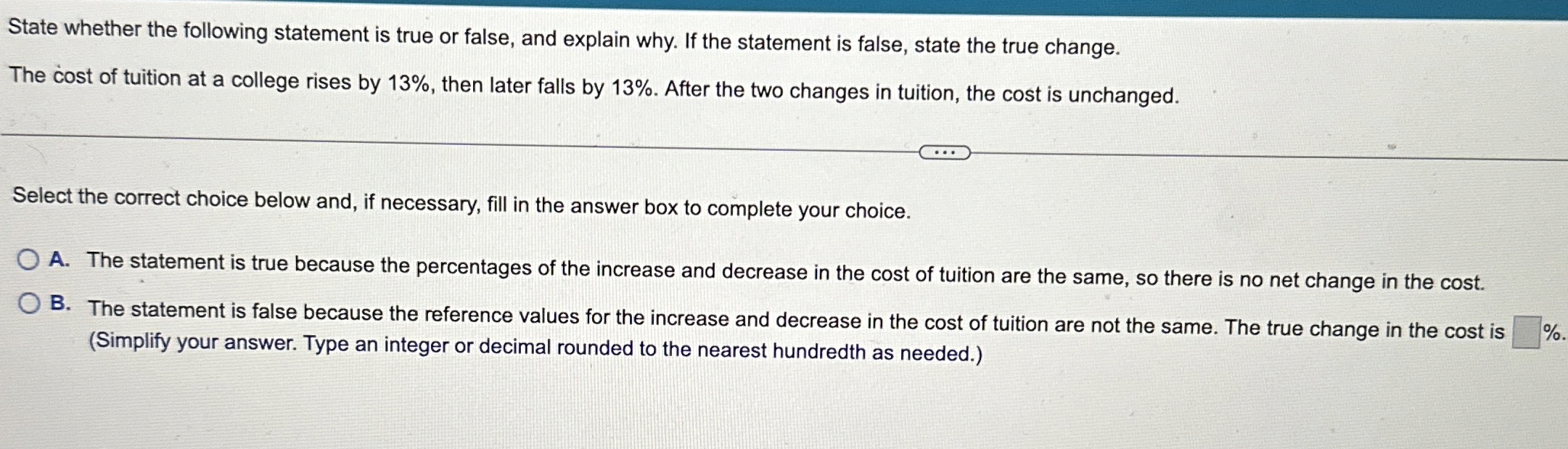 Solved State whether the following statement is true or | Chegg.com