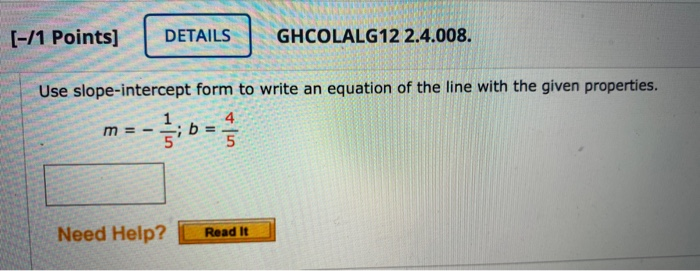 Solved [-/1 Points] DETAILS GHCOLALG12 2.4.008. Use | Chegg.com