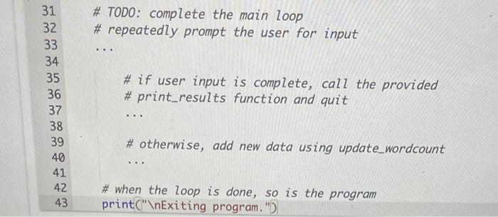 Solved Write a Python program that repeatedly prompts the | Chegg.com