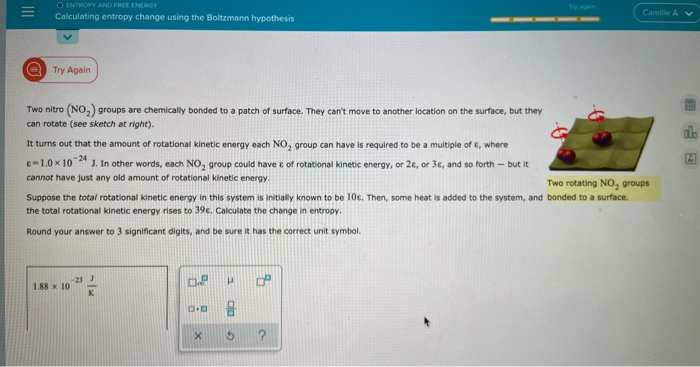 Solved III O ENTROPY AND FREE ENERGY Calculating entropy | Chegg.com