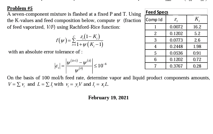 Solved Consider the liquid-liquid multi-stage countercurrent | Chegg.com