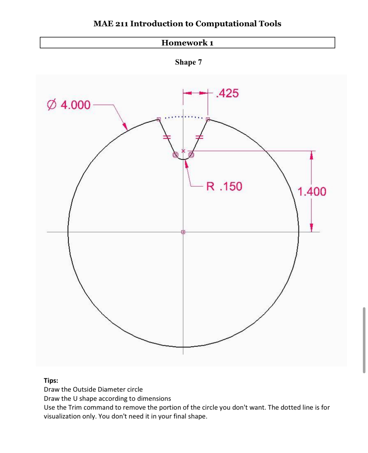 Solved MAE 211 ﻿Introduction to Computational ToolsHomework | Chegg.com