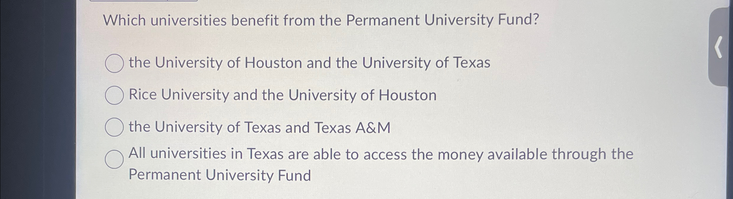 Which universities benefit from the Permanent | Chegg.com