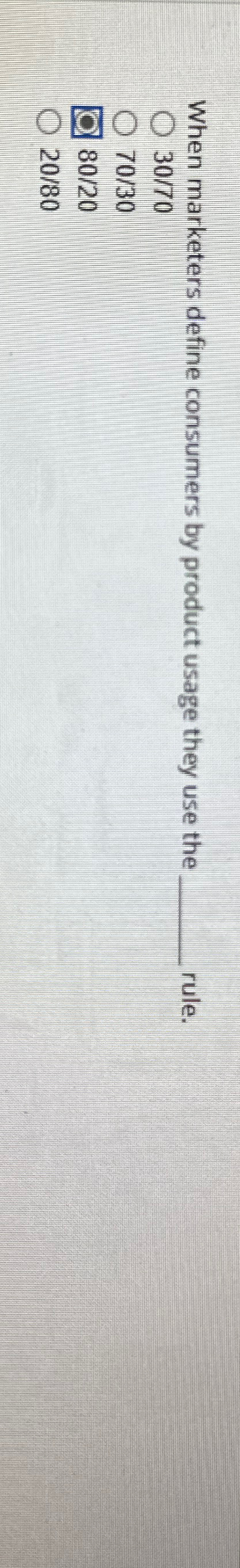 Solved When marketers define consumers by product usage they | Chegg.com