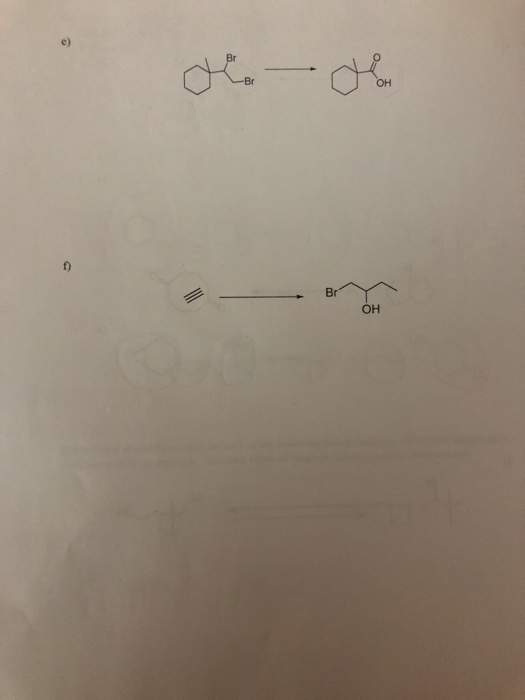Solved Provide a synthetic scheme for each of the following | Chegg.com